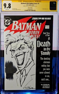 Batman #438 Robin Lives! Blank Sketch Variant Joker Sketch by Sajad ...
