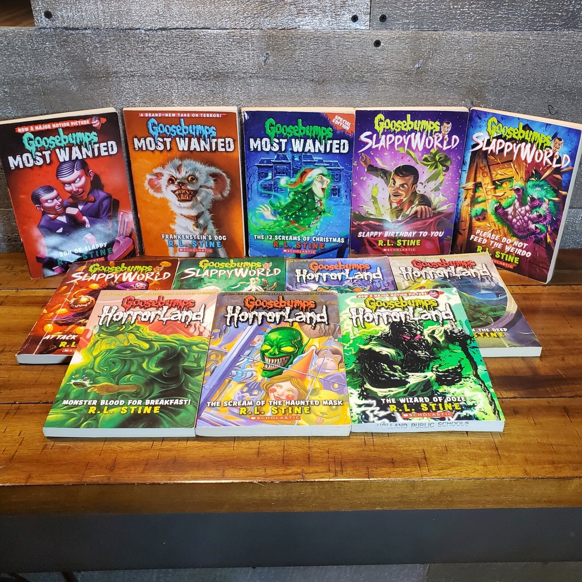 Slappyworld Goosebump Book Series Goosebumps Slappyworld Book Lot Of 2