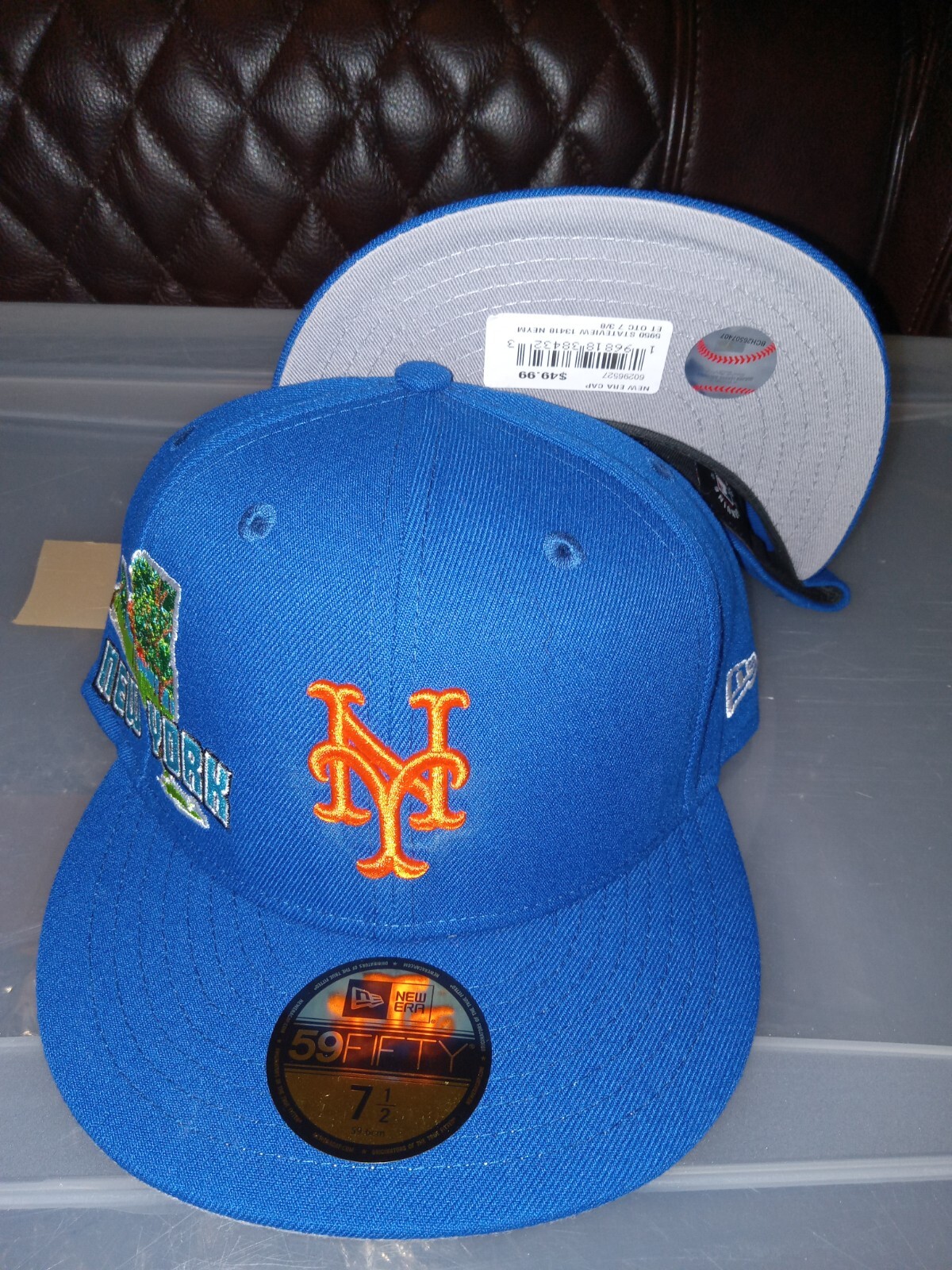 New York Mets 7 1/2 59FIFTY Stateview New Era Fitted Cap | eBay