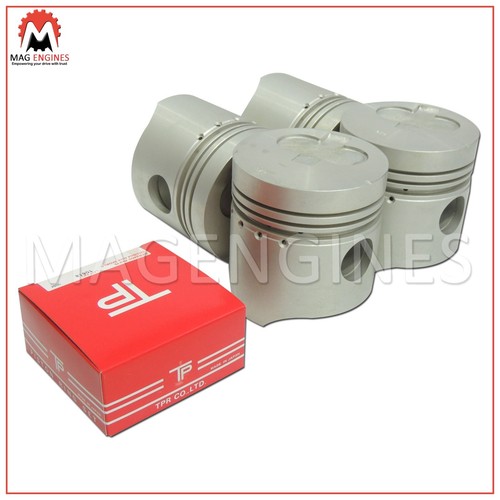 PISTON & RING SET TOYOTA 2B 8V FOR COASTER DYNA LAND CRUISER VAN 3.2 ...