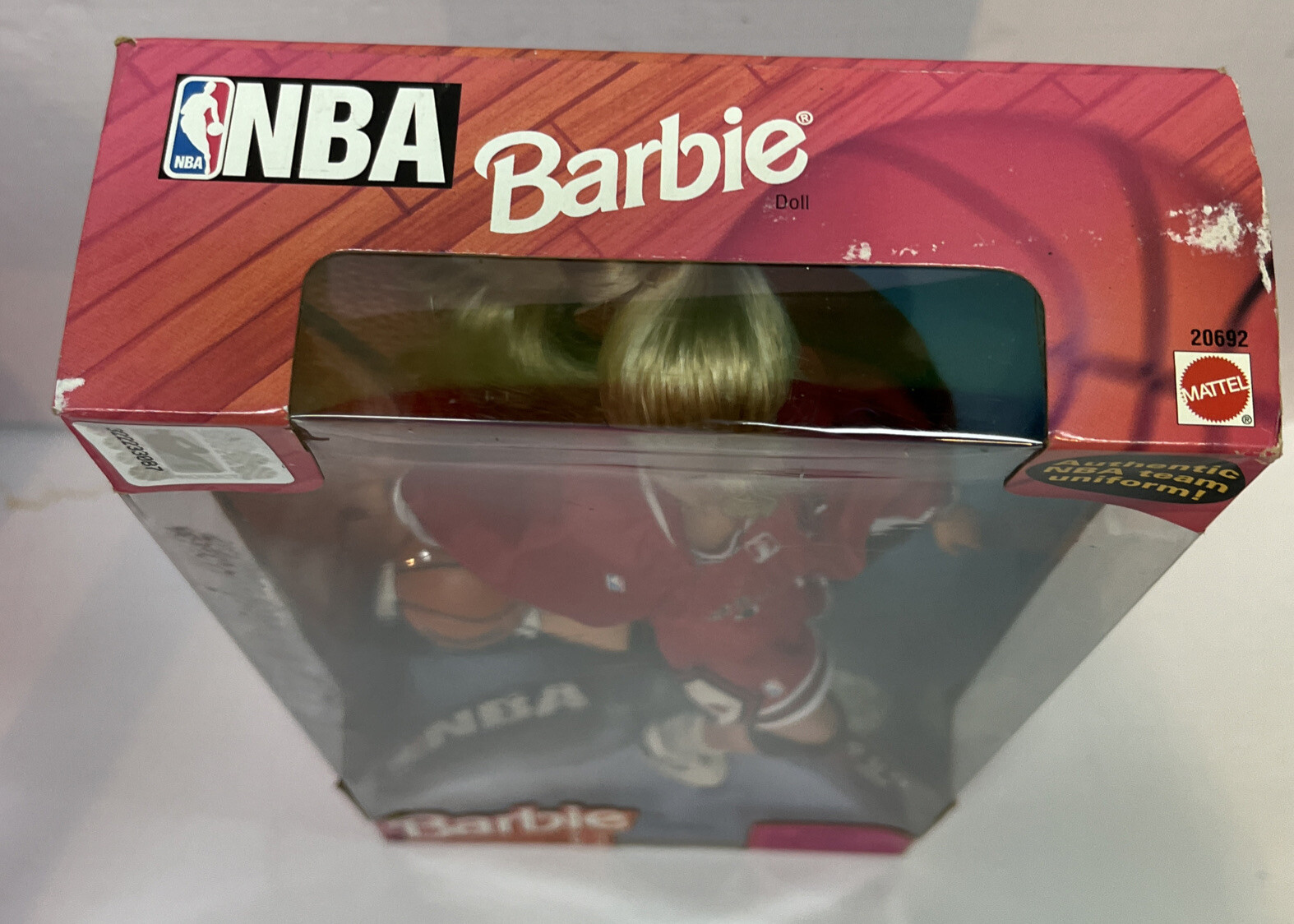 VTG 1998 NBA Barbie Doll Chicago Bulls in Authentic Team Uniform #20692 ...