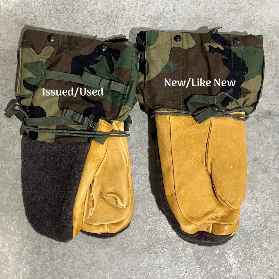 US Military Issue Arctic Extreme Cold Weather Mittens w/ Liners ...