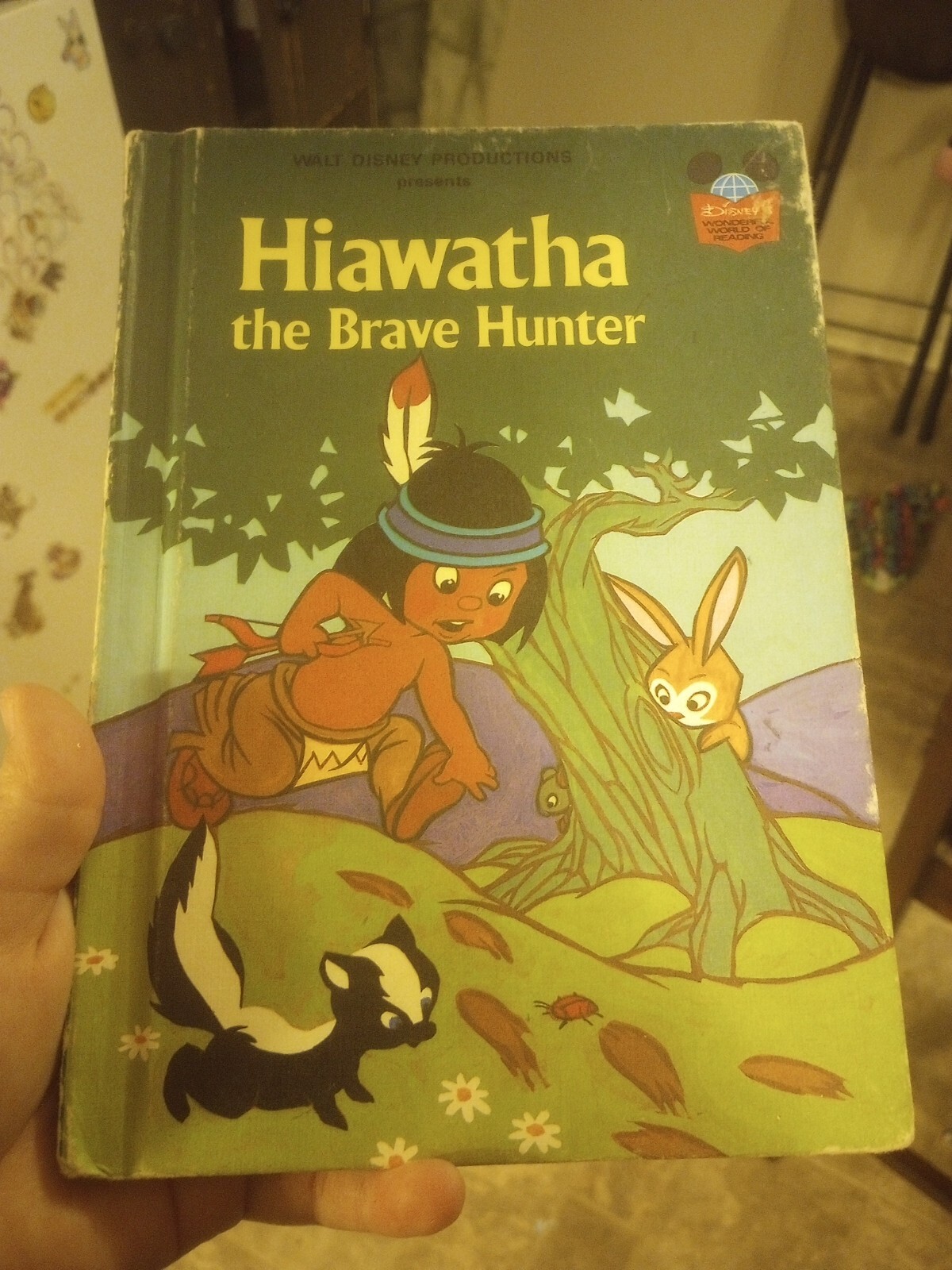 Hiawatha the Brave Hunter Disney's Wonderful World of Reading 1979 HC ...