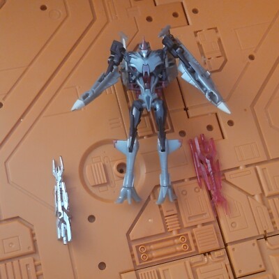 Transformers Prime Cyberverse Commander Starscream Jet Decepticon | eBay