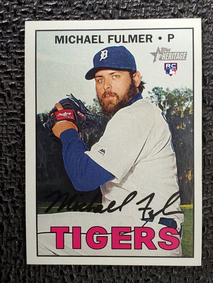 Michael Fulmer 2016 Topps Heritage High number Rookie #648 mint | eBay