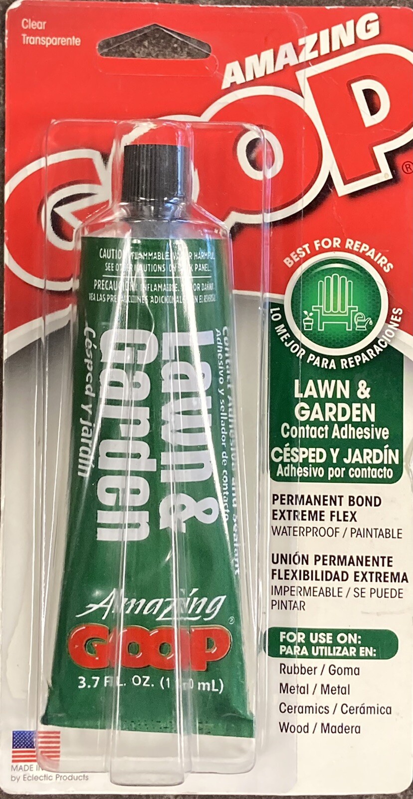 Amazing Goop - Lawn and Garden- Clear, 3.7 oz NEW | eBay