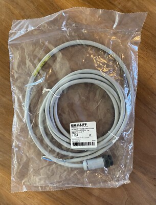 BALLUFF CONNECTOR CABLE, 3M, MALE, STRAIGHT, 5-PIN, 7/8" | eBay