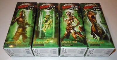 Horrorclix the Lab 4 Booster Pack LOT Fresh from Brick NEW Sealed ...