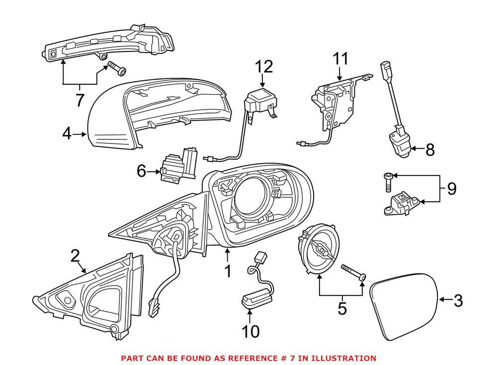 For Mercedes Genuine Turn Signal Light Assembly Right 0999067201 | eBay