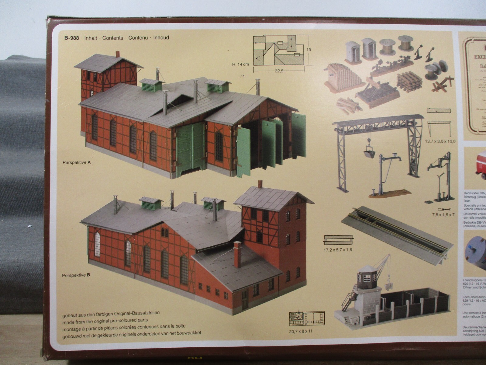 FALLER H0 B-988 Bausatz Exclusiv Modell 1988 ungebaut in OVP | eBay.de