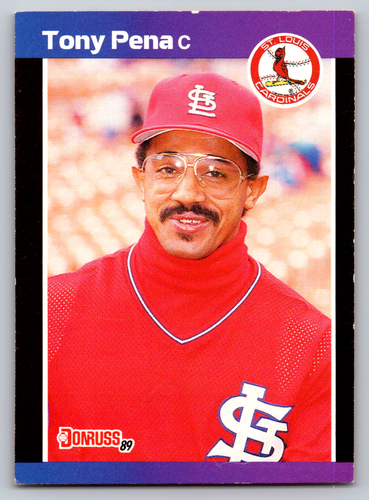 1989 Donruss #163 Tony Pena St. Louis Cardinals Baseball Card | eBay