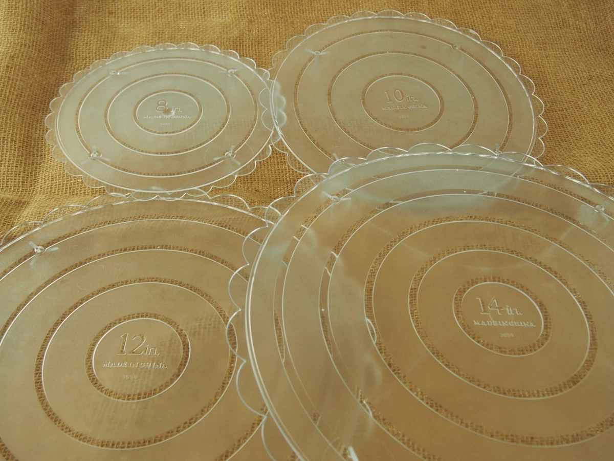 Acrylic 5 Piece Plate Display