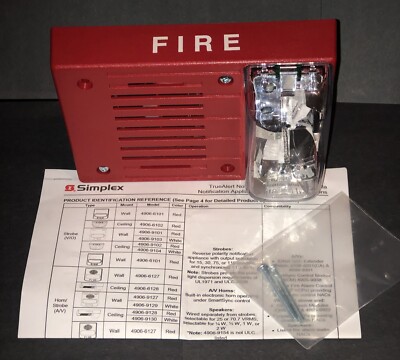 Fire Alarms - Simplex Fire Alarm Horn Strobes