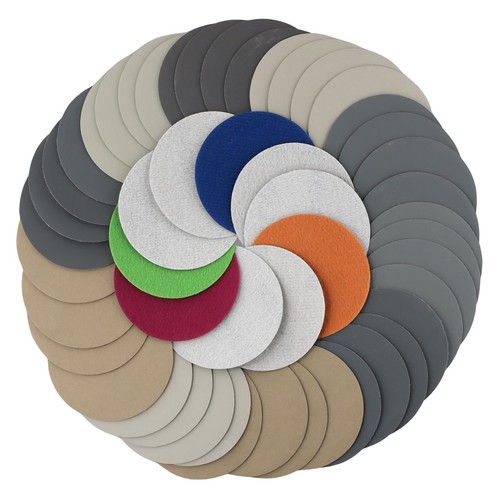 Versatile and Durable Pack of 50PCS 3 inch Sandpaper Hook And Loop ...