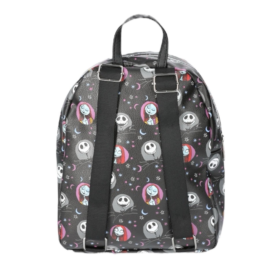Disney Jack Skellington Sally Mini Backpack Purse 10" Small Bag ...