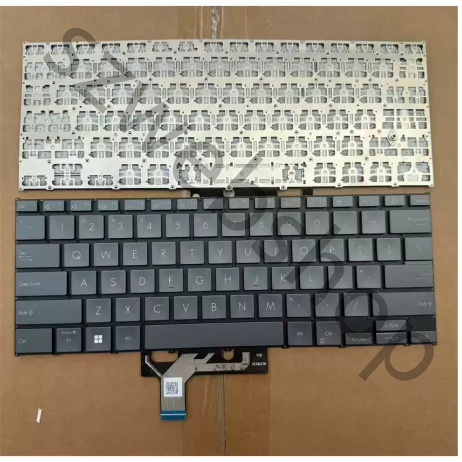 New Asus ZenBook UX3405CA UX3405MA UX3405 Q415M Keyboard US Blue / Gray ...