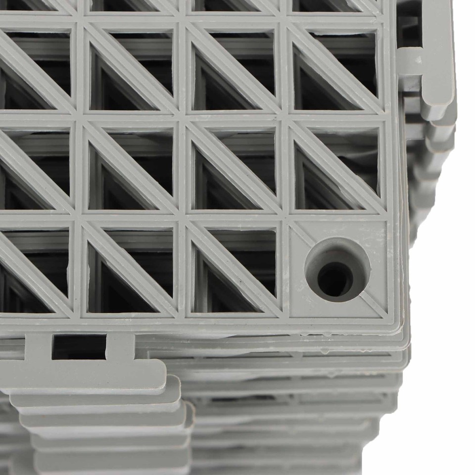 Interlocking Tiles Drainage Tile 12×12 inch for Bathroom Deck Patio 55 ...