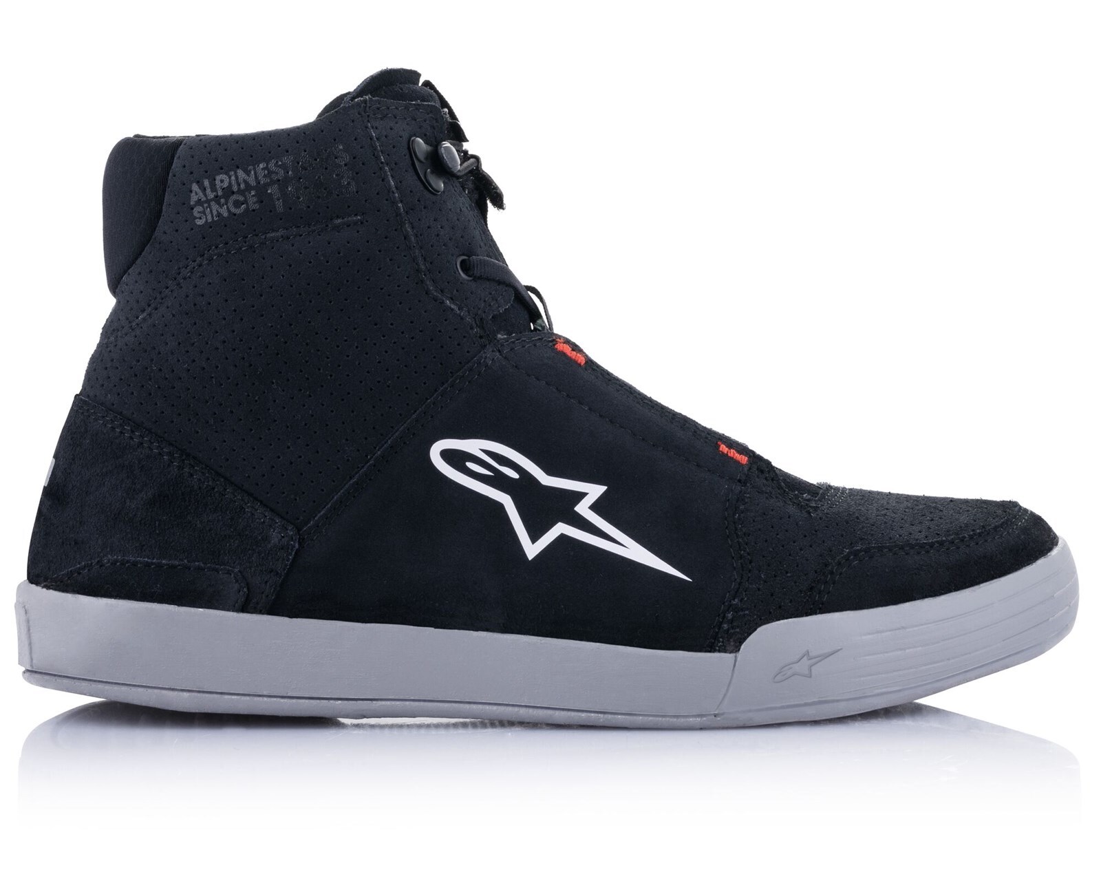 Alpinestars Chrome Motorradschuhe Herren (schwarz/grau/rot) Gr: 9=(42 ...