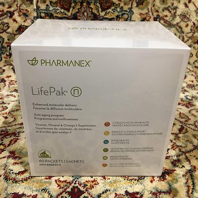 Nu Skin NuSkin Pharmanex Lifepak Nano 60 packets + ageLOC Vitality NEW ...