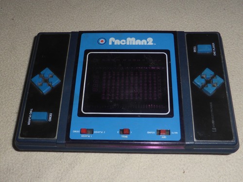 PACMAN 2 ENTEX ELECTRONICS HANDHELD GAME VINTAGE VIDEO PAC MAN 1981 | eBay
