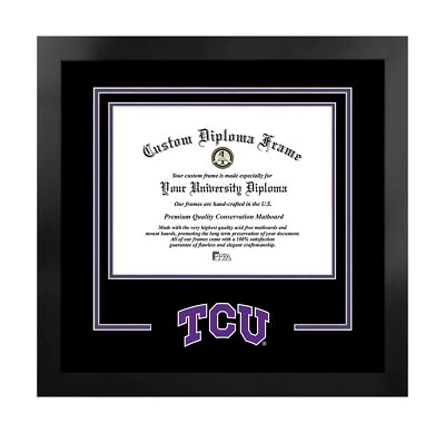 Campus Images NCAA TCU Horned Frogs Unisex Spirit Diploma Manhattan ...