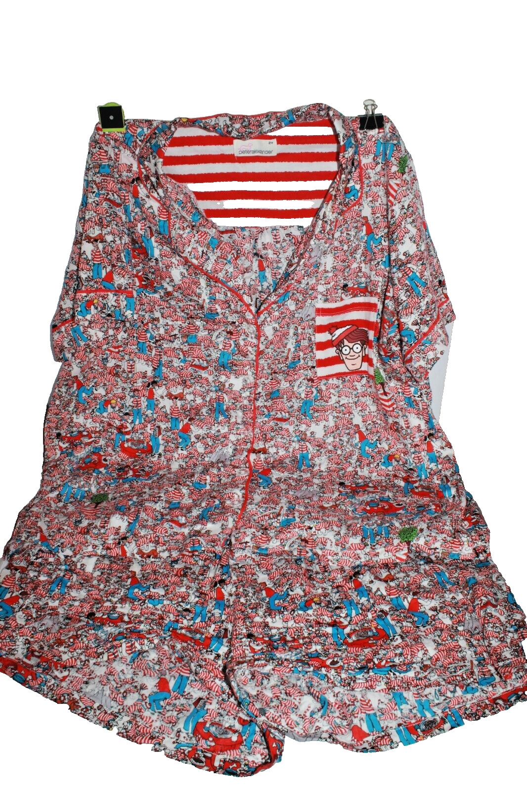Peter Alexander Where's Wally Pyjamas Sleepwear Set S… - Gem