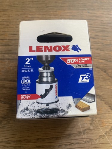 Lenox Tools 2" hole saw speed slot bi- metal | eBay