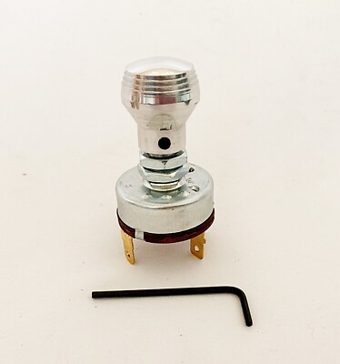 Universal 2 Speed Wiper Dashboard Switch with Art Deco Style Aluminum ...