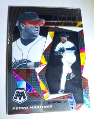 2021 Panini Mosaic Baseball Pedro Martinez Stare Masters #SM12 Boston ...