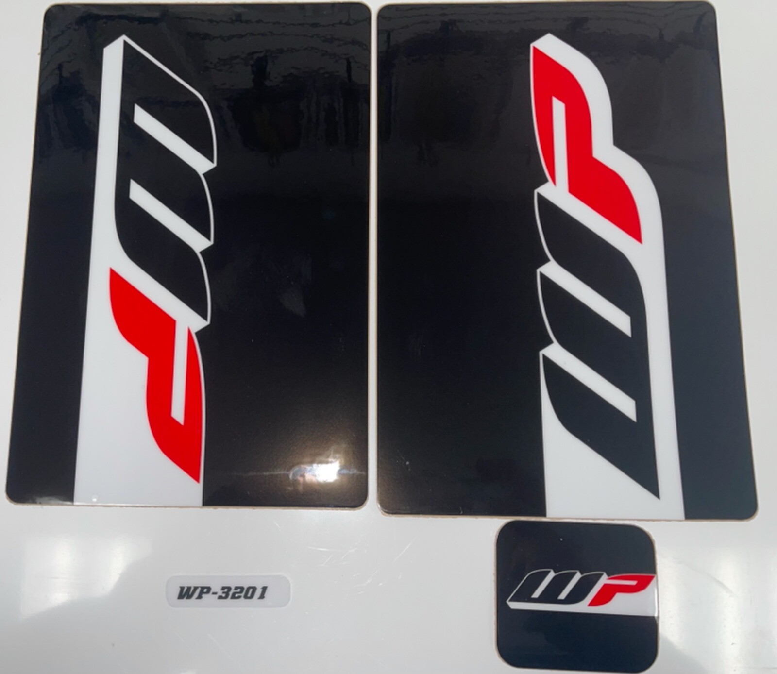 WP Fork Stickers Decal Shock Suspension Decals Set (Red)(9x6) | eBay
