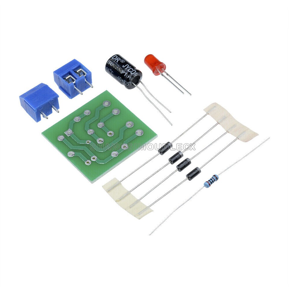 AC TO DC Converter IN4007 Bridge Rectifier Rectifier Circuit Board Full ...