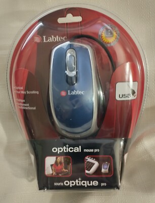 Labtec (931214-0403) Optical Mouse Pro USB Four Way Scrolling/Optical ...