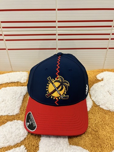 Adidas NHL Florida Panthers 2022 Reverse Retro Stretch Fit Navy Blue ...