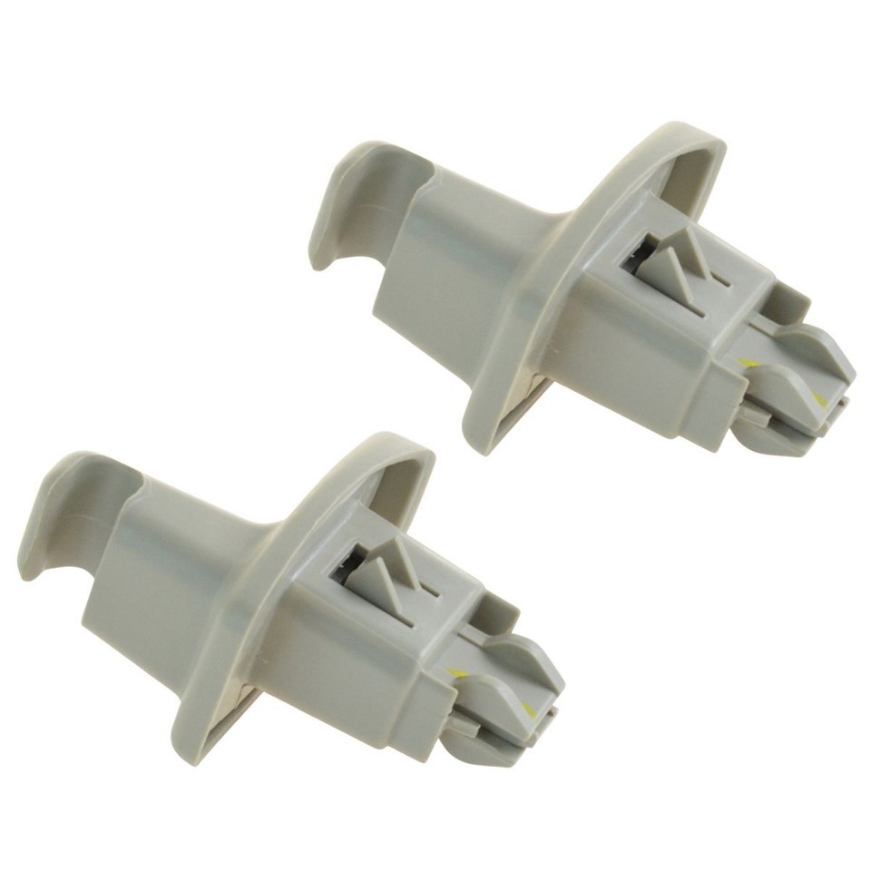 OEM Sun Visor Retainer Clip Pair LH Driver & RH Passenger Gray for ...