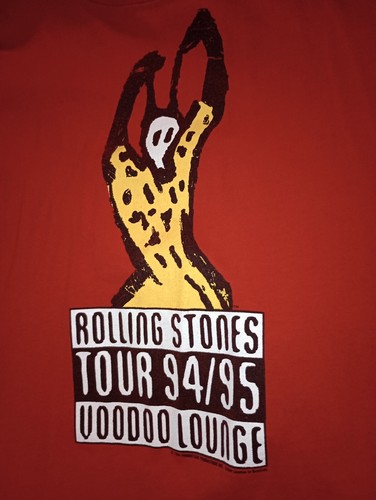 1994/95 Rare Red Voodoo Lounge Rolling Stones Shirt | eBay