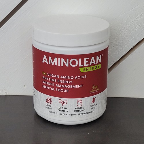 Aminolean Energy Vegan Amino Acids Cherry Lime Flavor 7.72 Oz16CT | eBay