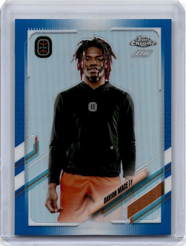 2021-2022 Topps Chrome OTE Davion Mace Blue /99 #35 | eBay