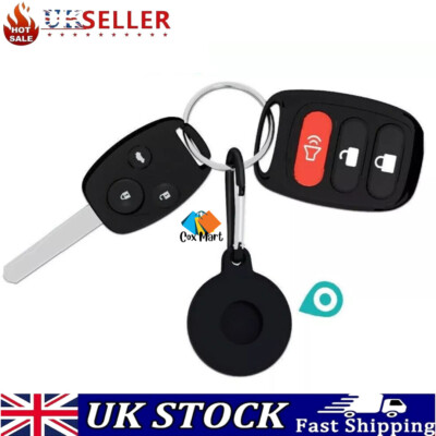 For Apple AirTag Silicone Case Protective Cover Key Ring Tracker Air ...