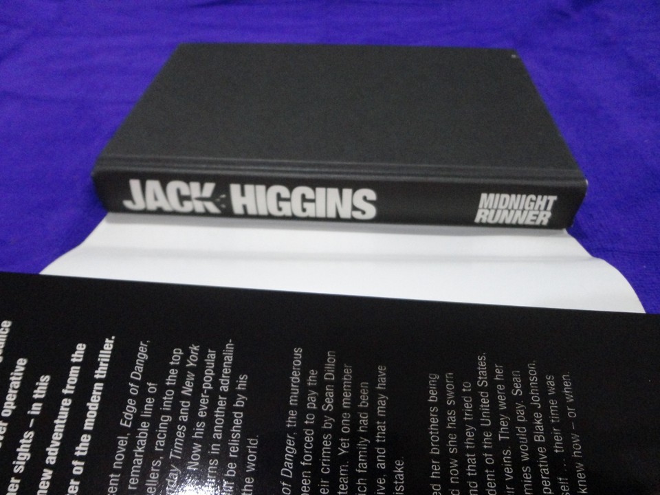 MIDNIGHT RUNNER BY JACK HIGGINS @HARDCOVER BOOK@ | eBay