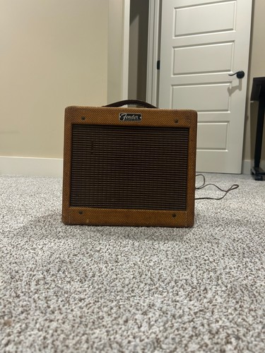 Vintage 1963 Fender Champ 5F1 Tweed Tube Amp | eBay