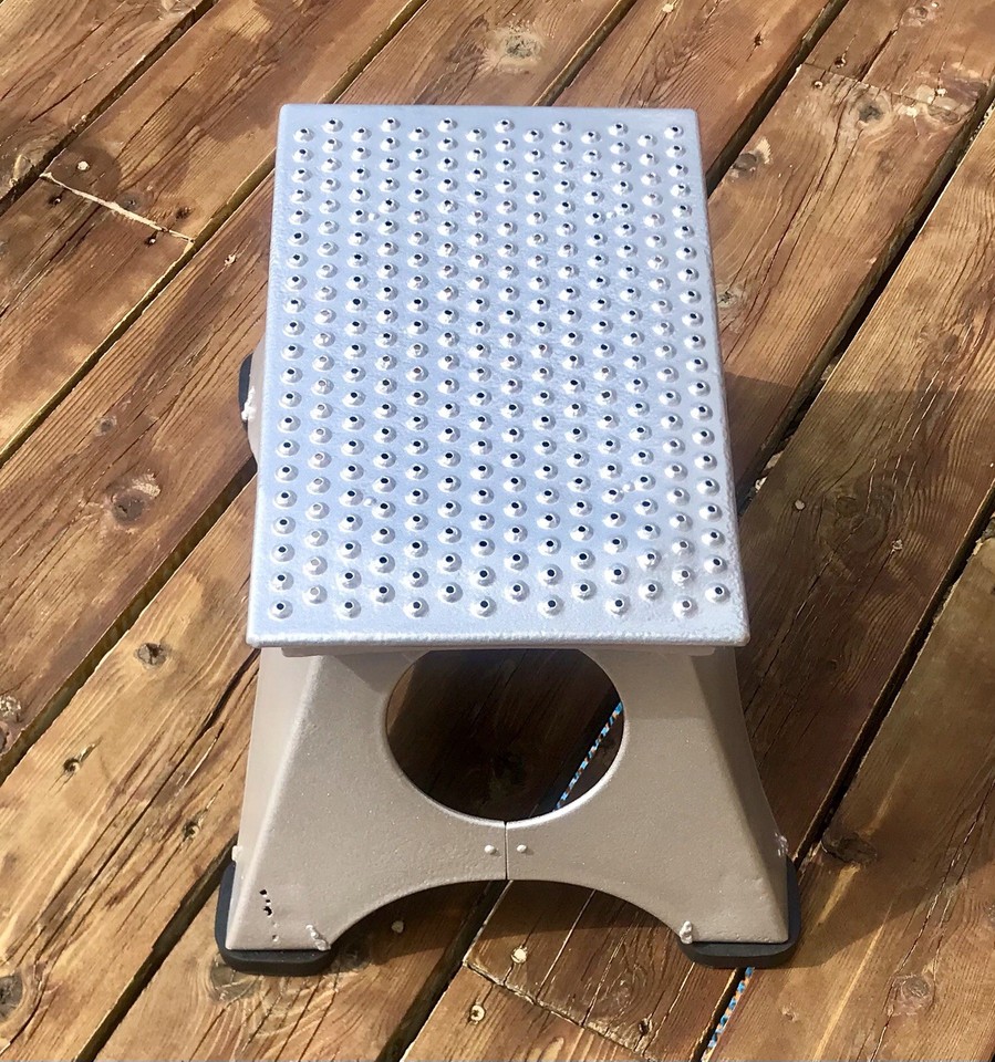 Vintage Morton Railroad Passenger Half Step Stool From Santa Fe ATSF ...