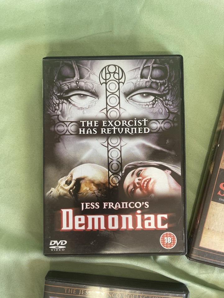 Jess Franco DVD Lot 10 Cult Horror Exploitation Imports Jack the Ripper ...