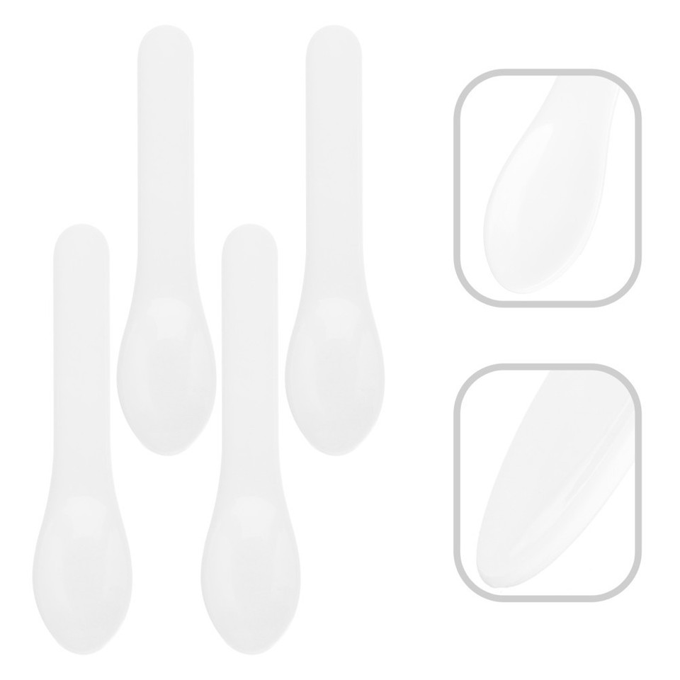 10 Pcs Plastic Serving Spoon Small Spatula for Makeup Face Cream | eBay ...