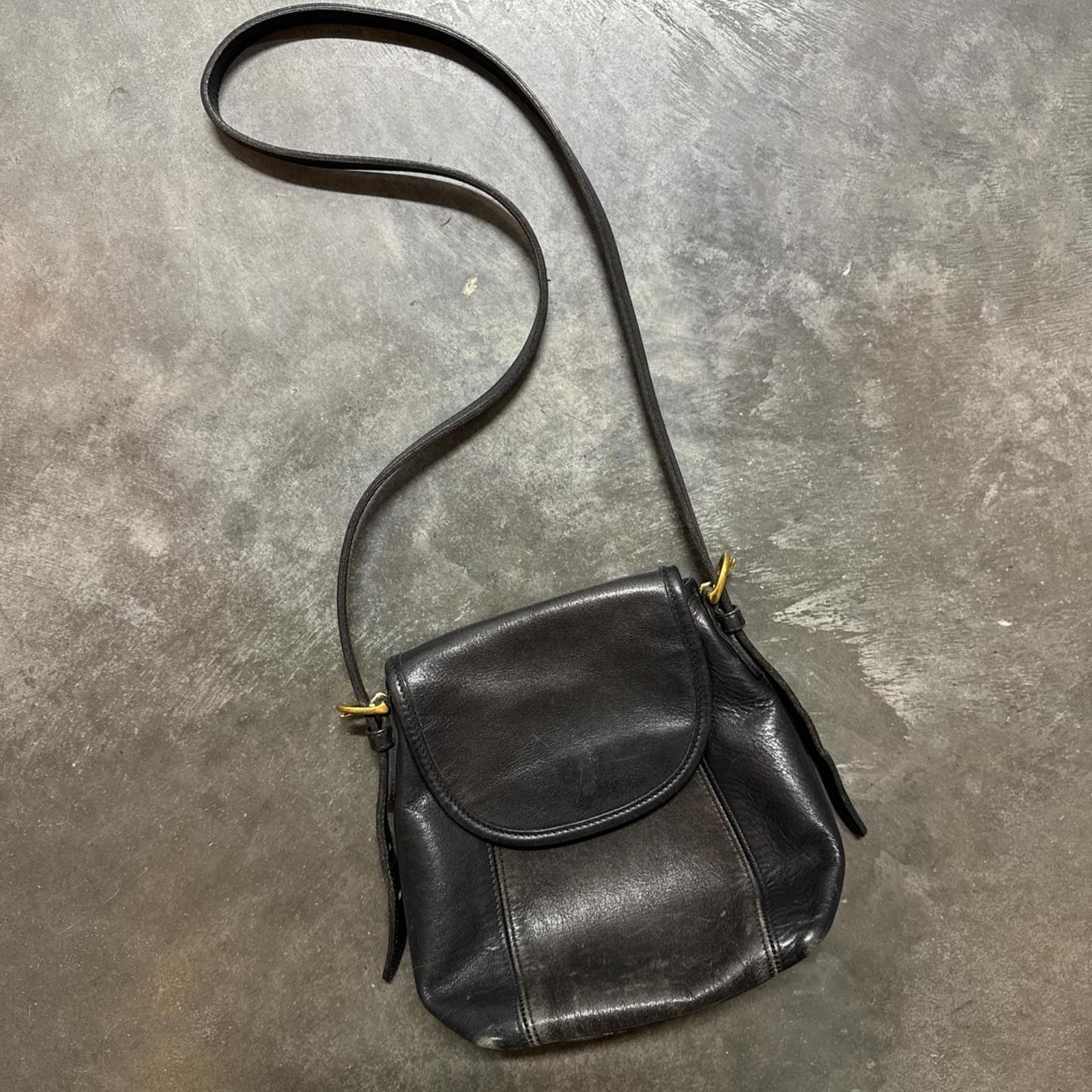 Vintage 90s Coach 4108 Soho Small Flap Satchel Bag - Gem