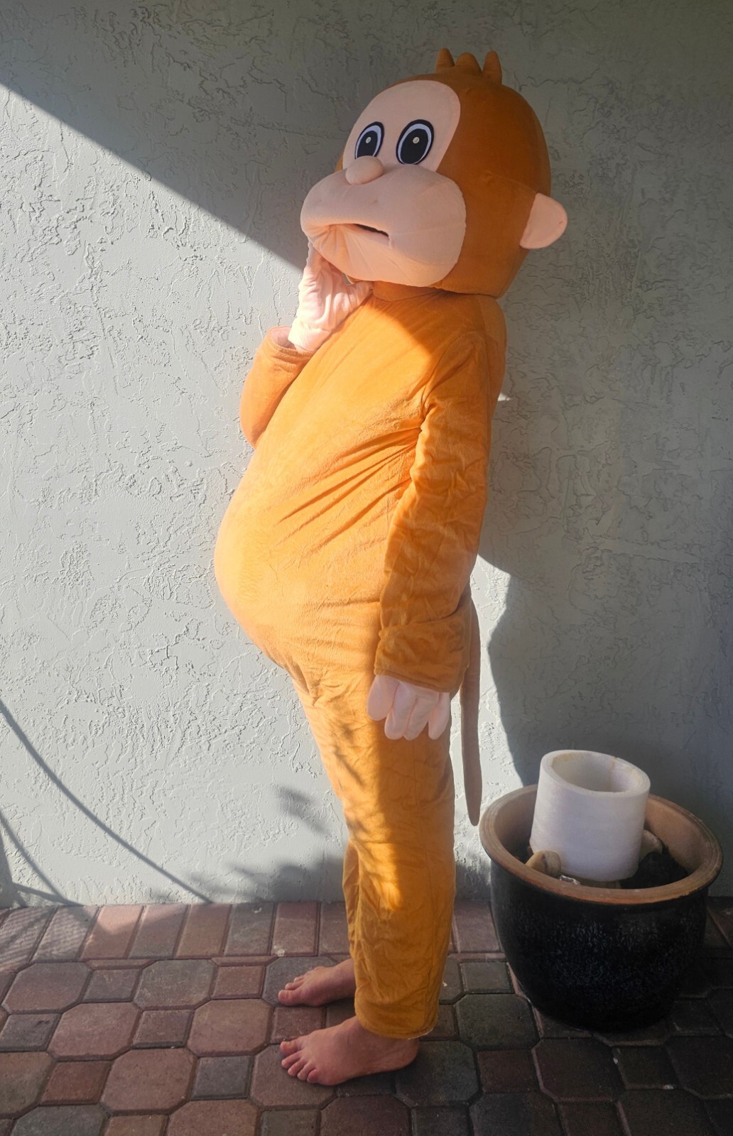 Monkey Mascot Life Size Costume - Gem