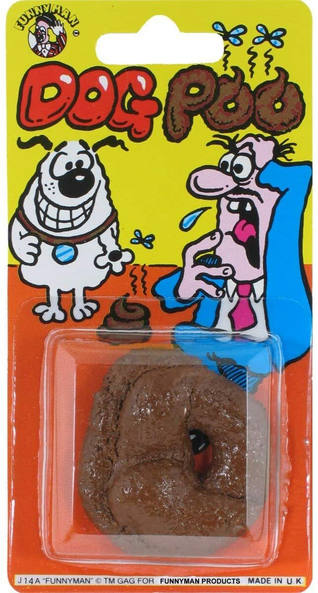 Small Fake Dog Poo Realistic Novelty Practical Joke Prank Fun Small Pet ...