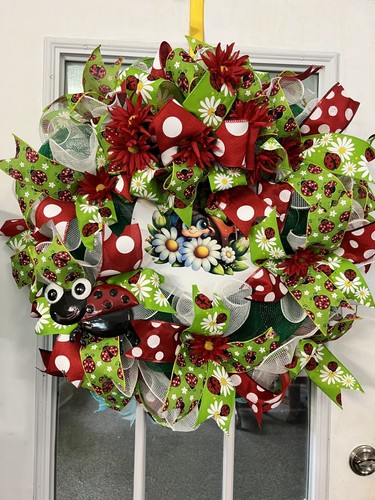 Lady Bug Custom Handmade Wreath | eBay