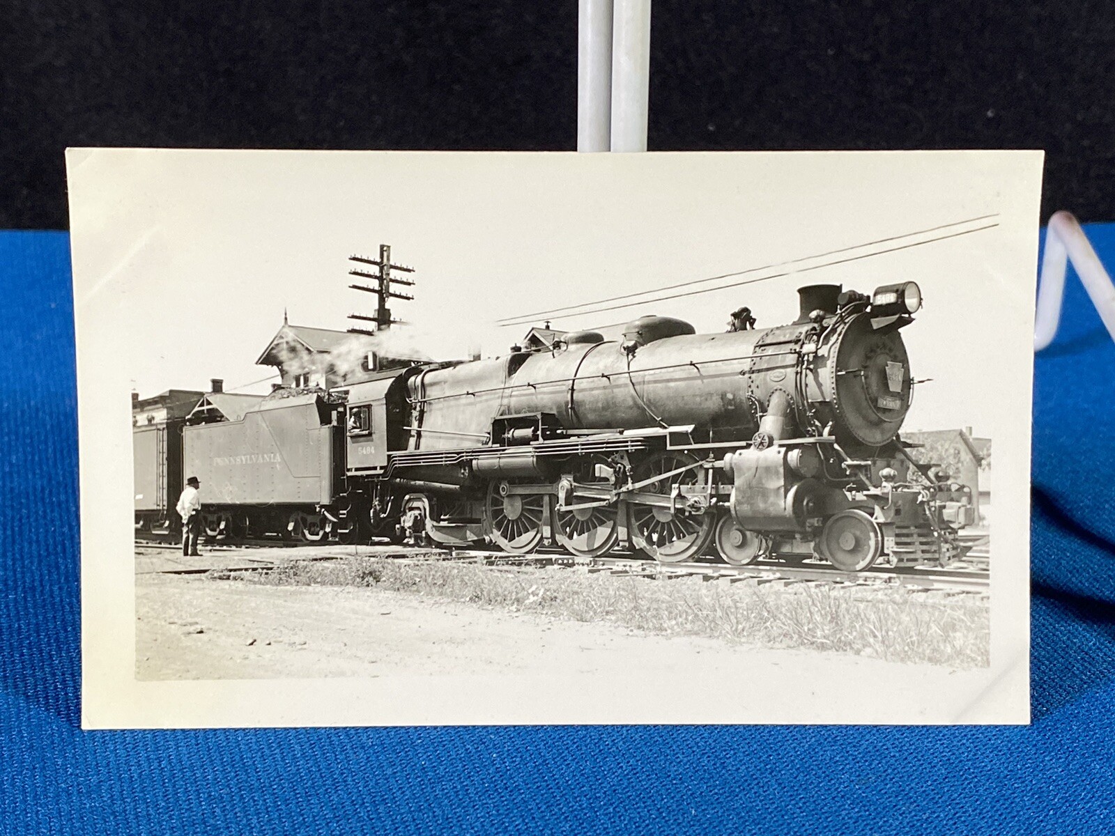 Pennsylvania Railroad Streamliner Locomotive 5484 Vintage Photo PRR | eBay