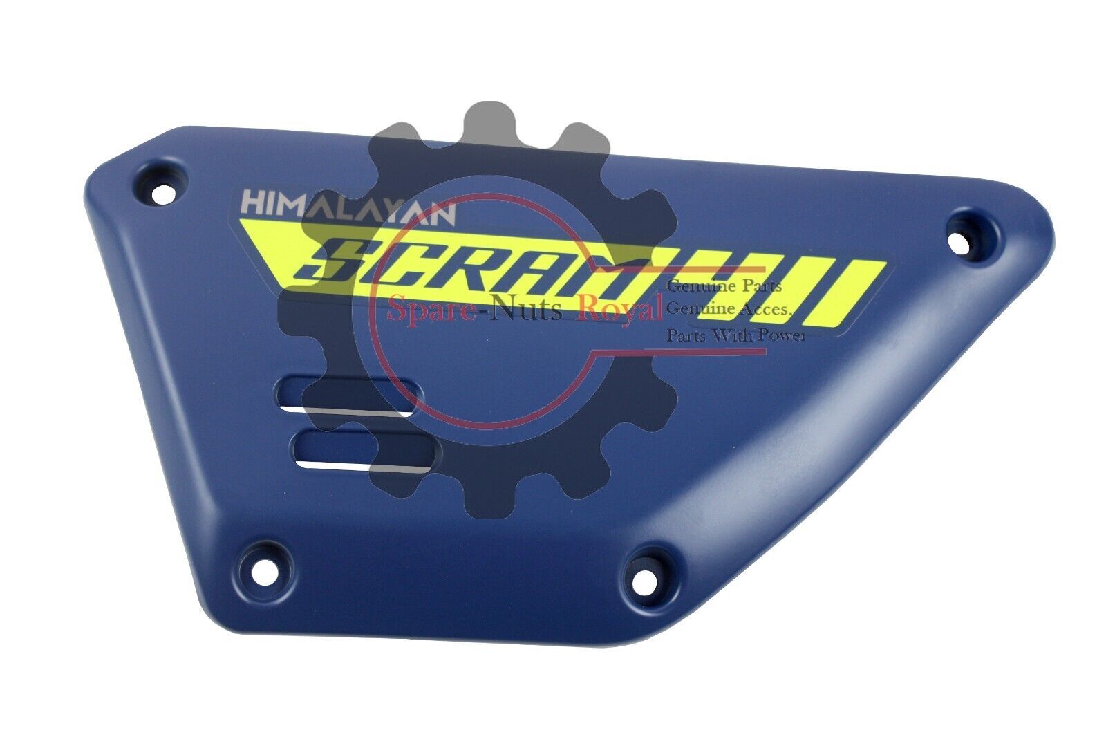 Royal Enfield " Scram 411 Skyline Blue" "Left Side Panel With Sticker ...
