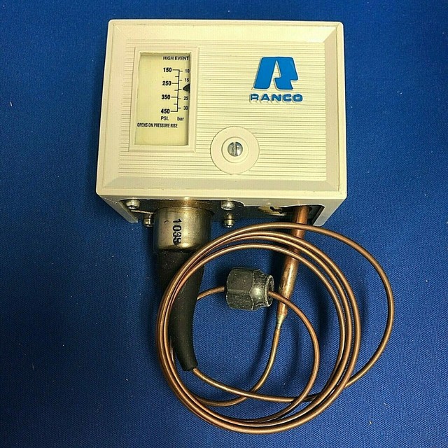 Ranco 016-200 Single High Pressure Control Switch Manual Reset 150 to ...